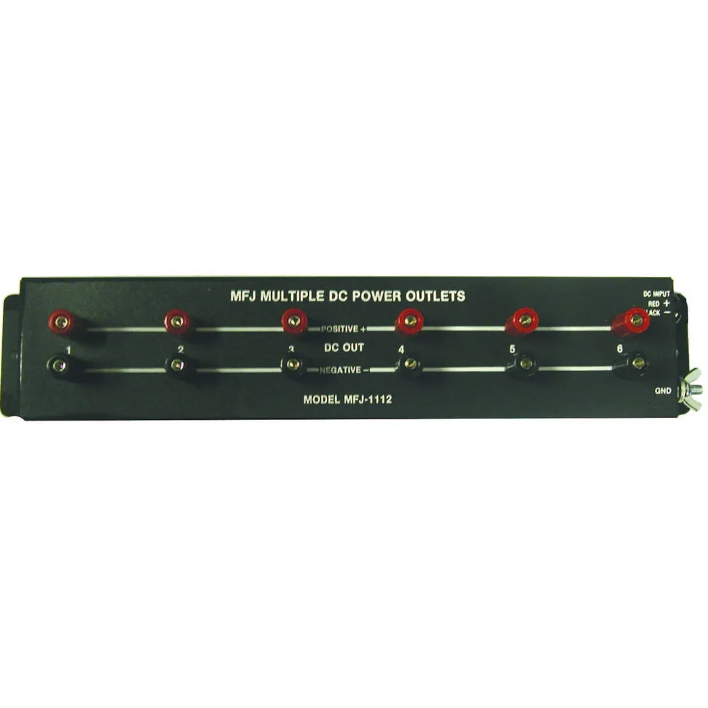 MFJ-1112, DC, POWER STRIP, 6 OUTLET - www.advancedtoolworks.com