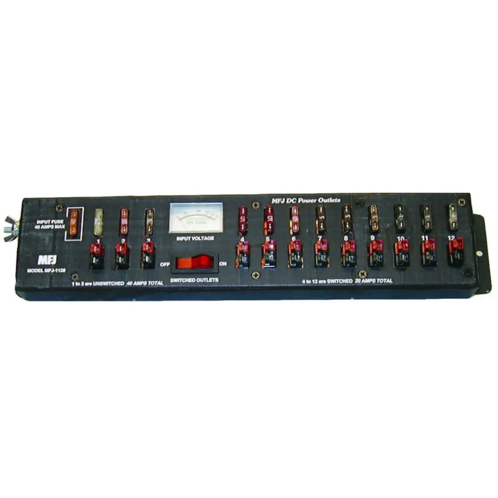 MFJ-1128, DC OUTLETS, 12 ANDERSON, MTR/SW - www.advancedtoolworks.com