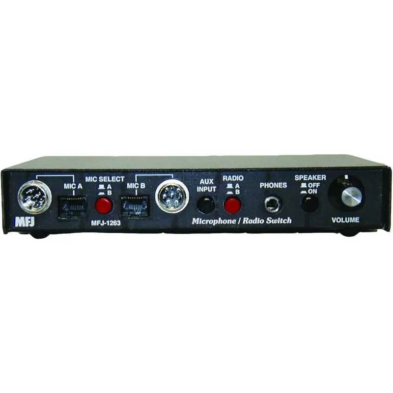 MFJ-1263,MIC/RIG SWITCH, 2 MIC TO 2 RIG - www.advancedtoolworks.com